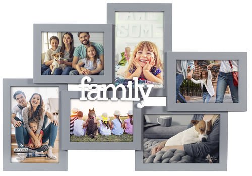 6-Op 4X6 Family Puzzle Collage Frame – Celebrations Cards & Gifts