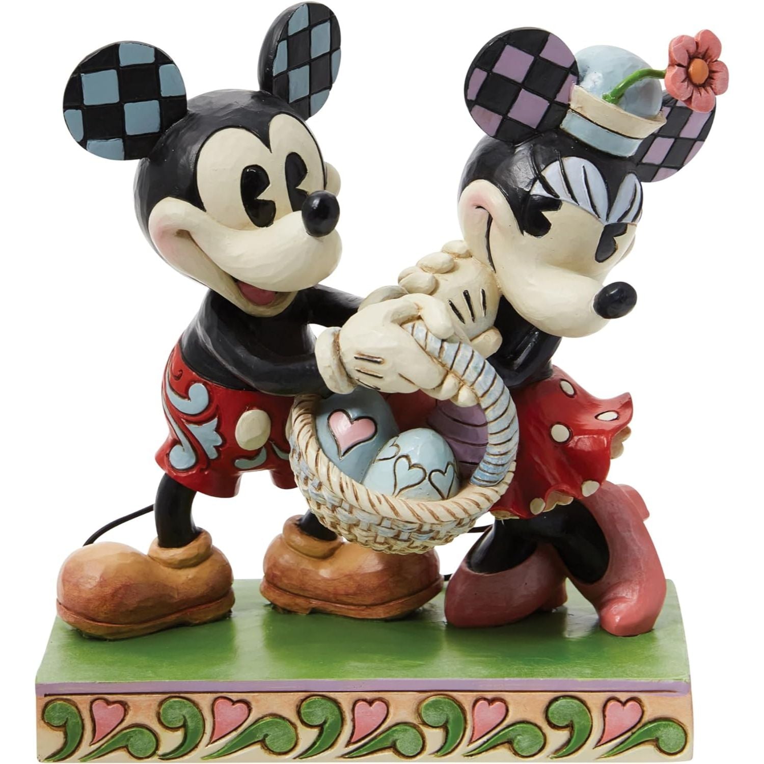 Disney Traditions by Jim Shore Mickey and Minnie Mouse Easter Basket F ...