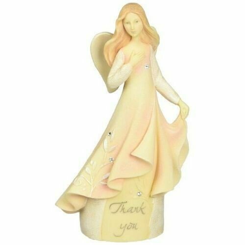 Foundations Thank You Mini Angel Figurine – Celebrations Cards & Gifts
