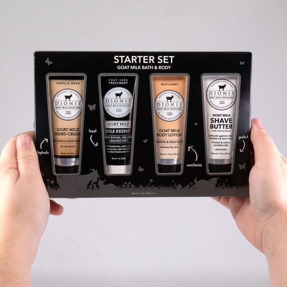 Goat Milk Bath & Body Starter Set – Celebrations Cards & Gifts